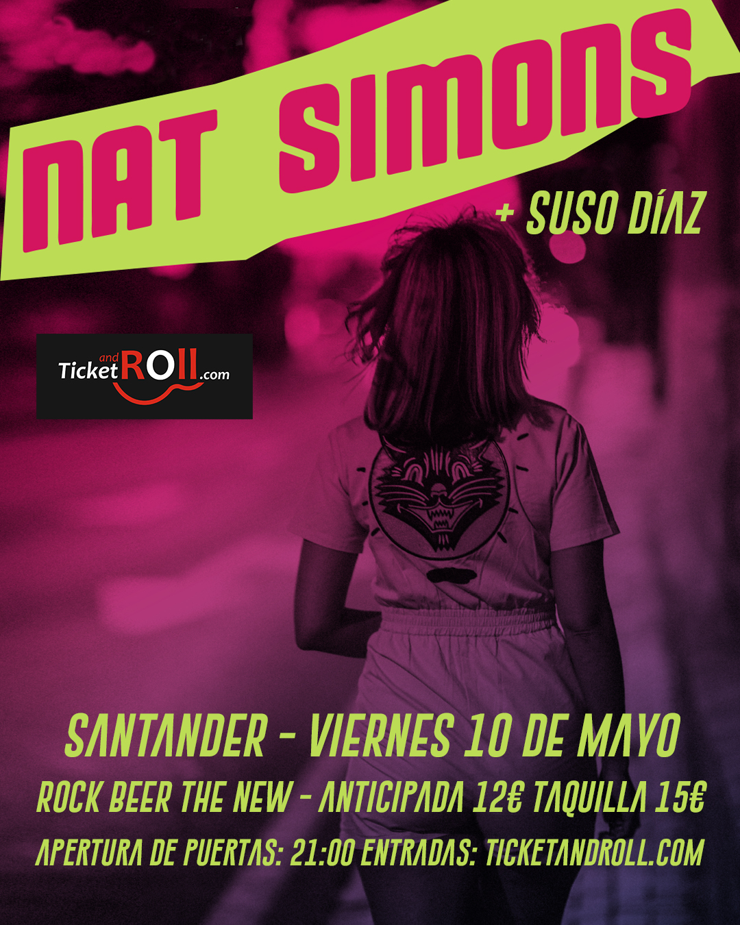 Concierto de Nat Simons, acompañada por Suso Díaz - Santander Creativa
