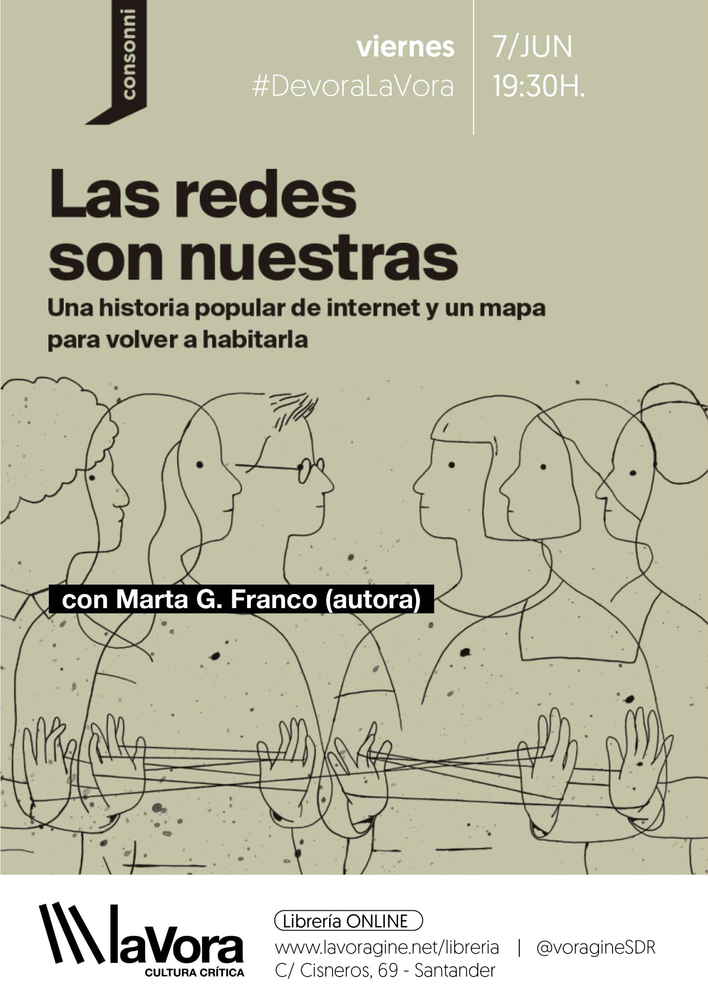 Presentación del libro "Las redes son nuestras", de Marta G. Franco - Santander Creativa