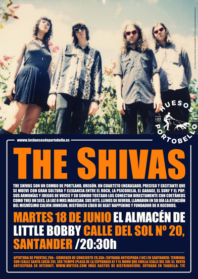 The Shivas, rock & roll desde Portland, Oregón - Santander Creativa