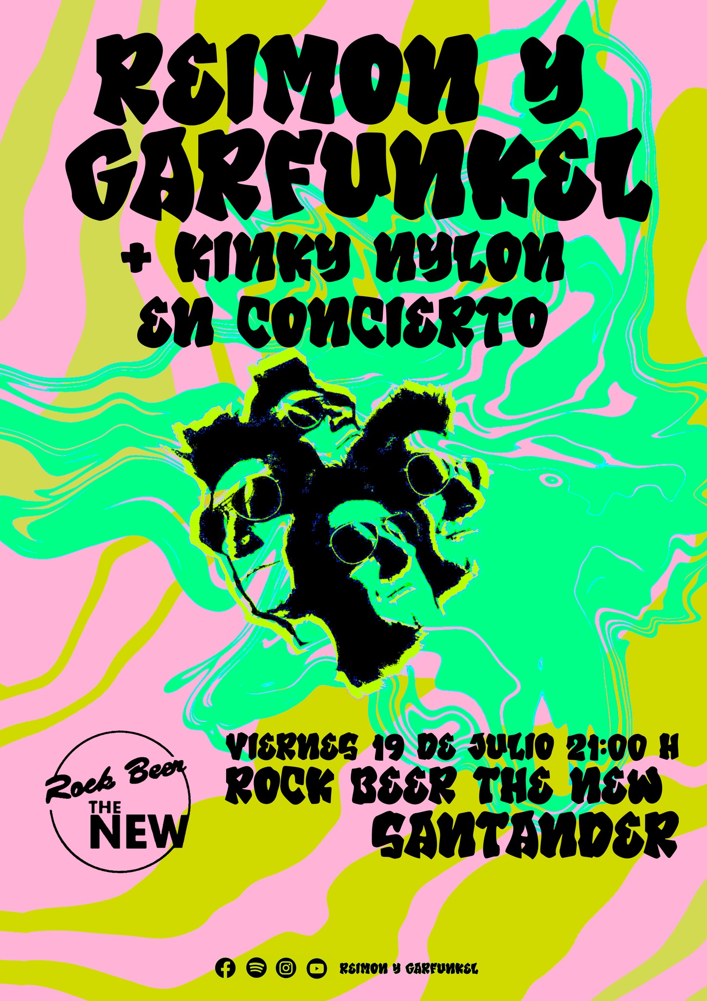 Reimon y Garfunkel, con Kinky Nylon en concierto - Santander Creativa