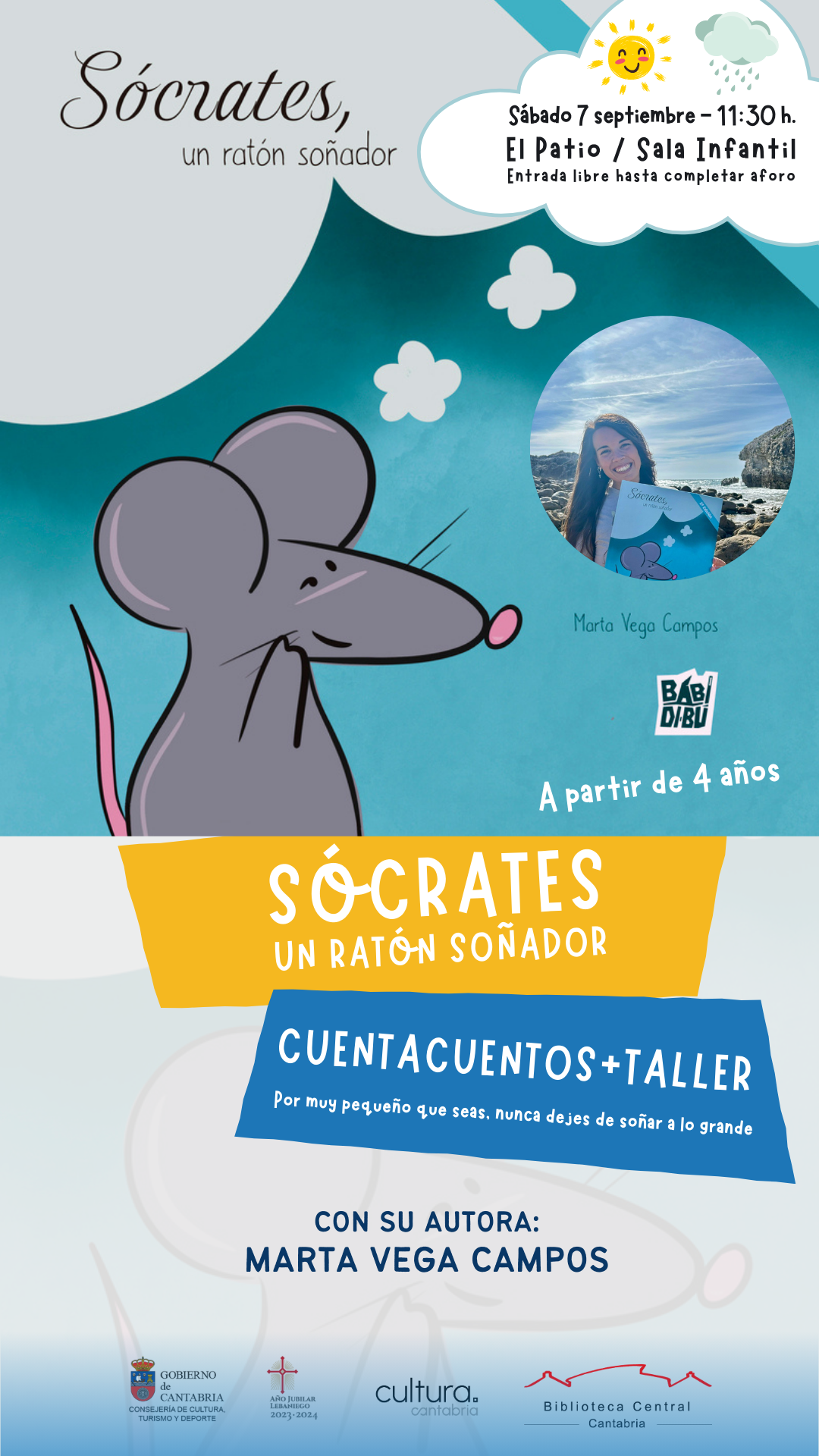 Cuentacuentos-taller en torno al cuento "Sócrates, un ratón soñador ...