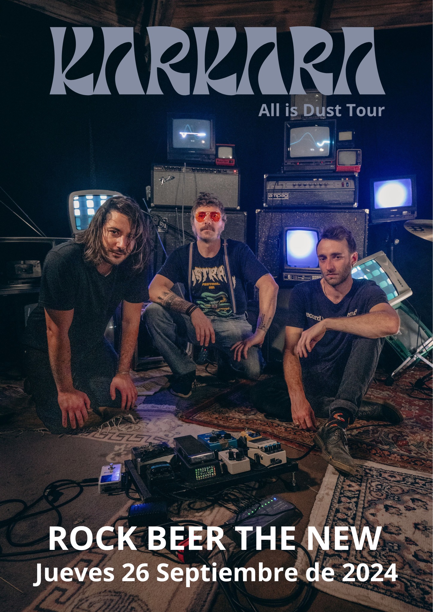 Karkara en concierto. All is dust Tour - Santander Creativa