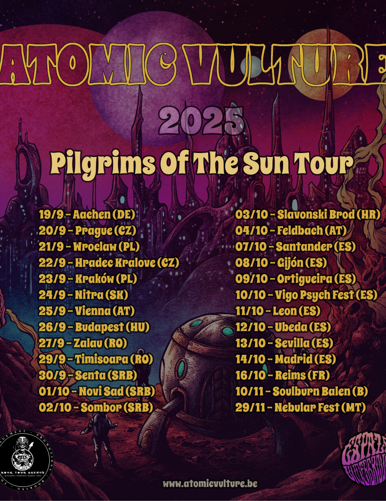 Atomic Vulture. Pilgrims of the Sun Tour - Santander Creativa