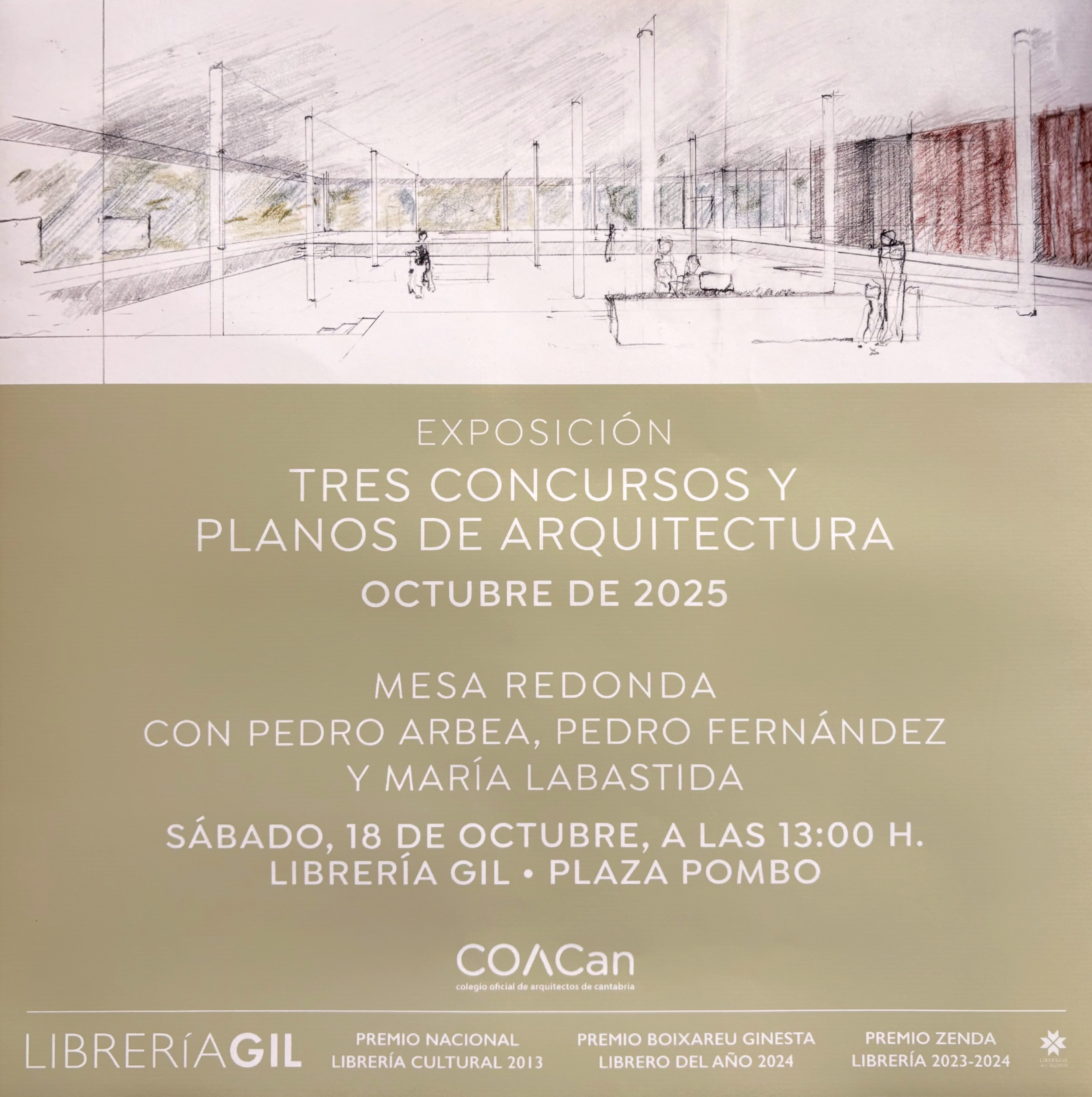 Mesa redonda e inauguración de la exposición "Tres concursos y planos ...