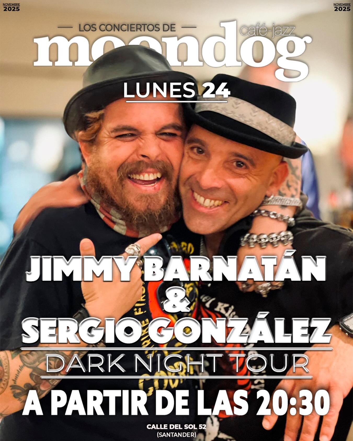 Jimmy Barnatán & Sergio González. Dark Night Tour - Santander Creativa