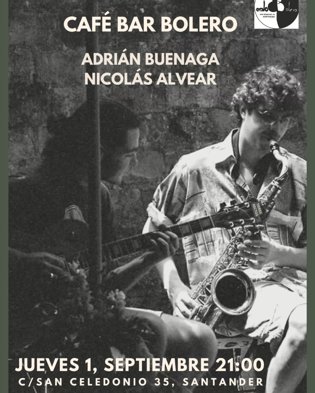 Sesión de Jazz con Adrián Buenaga y Nicolás Alvear - Santander Creativa