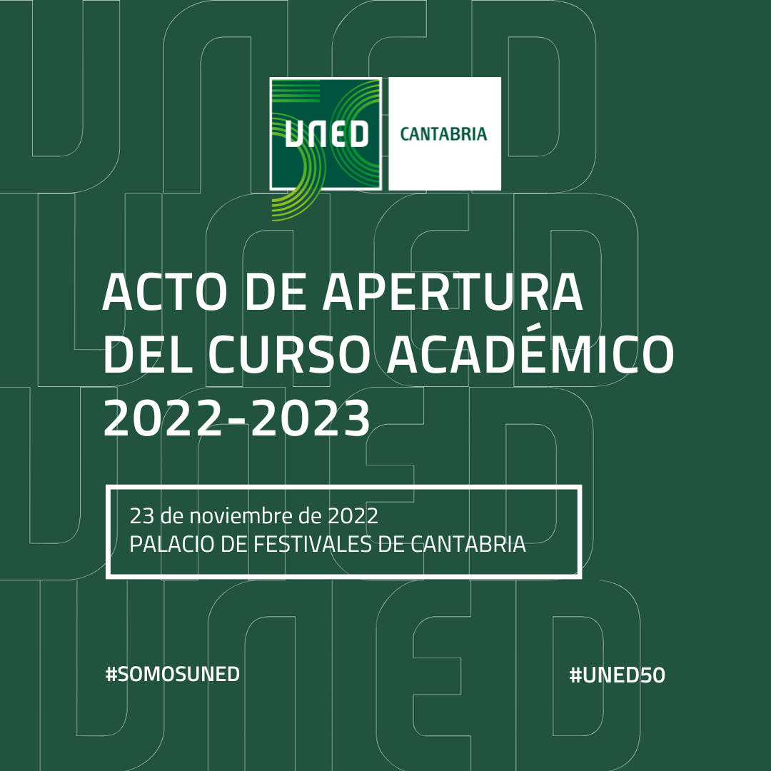 Apertura del curso 2022-2023 de UNED Cantabria - Santander Creativa