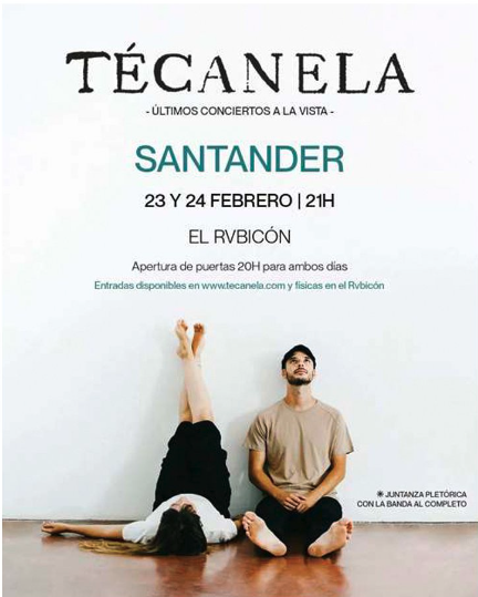 TéCanela se despide temporalmente en el Rvbicón - Santander Creativa