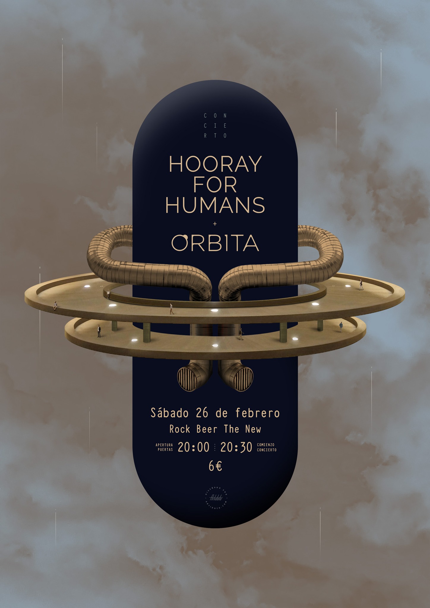 Hooray for Humans y Órbita en concierto - Santander Creativa