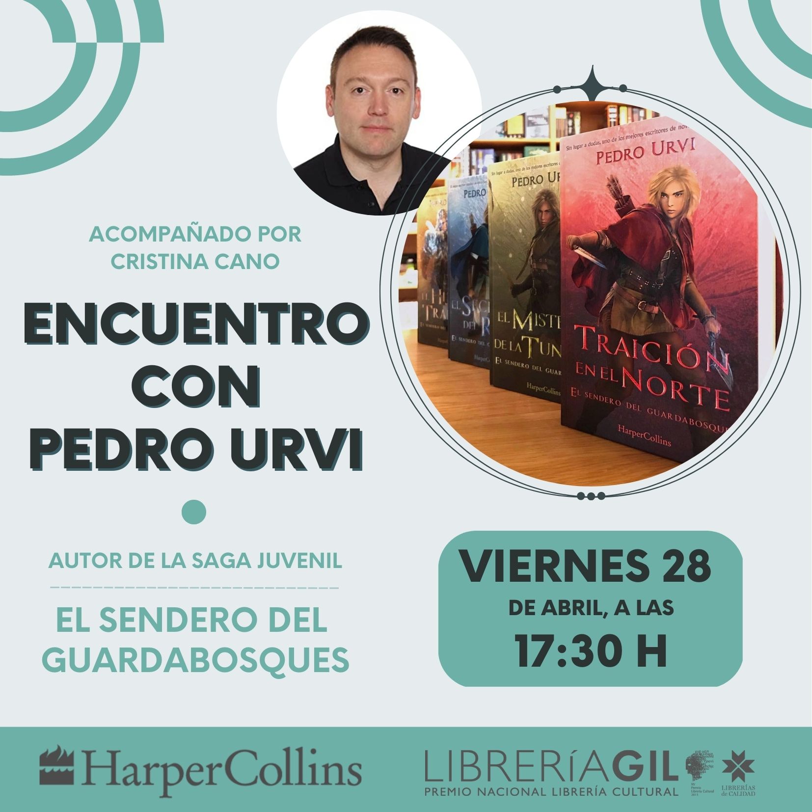 Encuentro con Pedro Urvi, autor de la saga juvenil "El sendero del guardabosques" - Santander ...