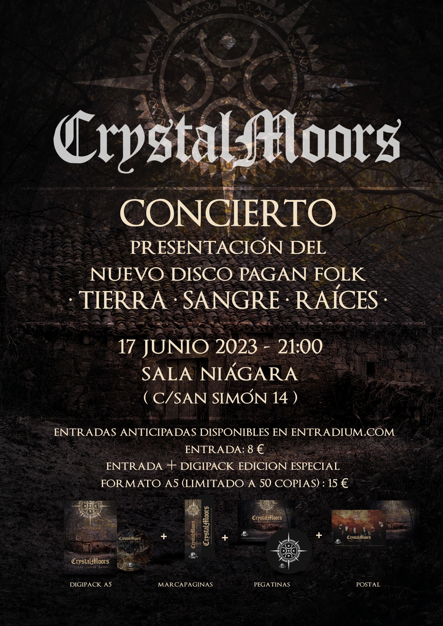 CrystalMoors presentan en directo su nuevo disco "Tierra, sangre ...