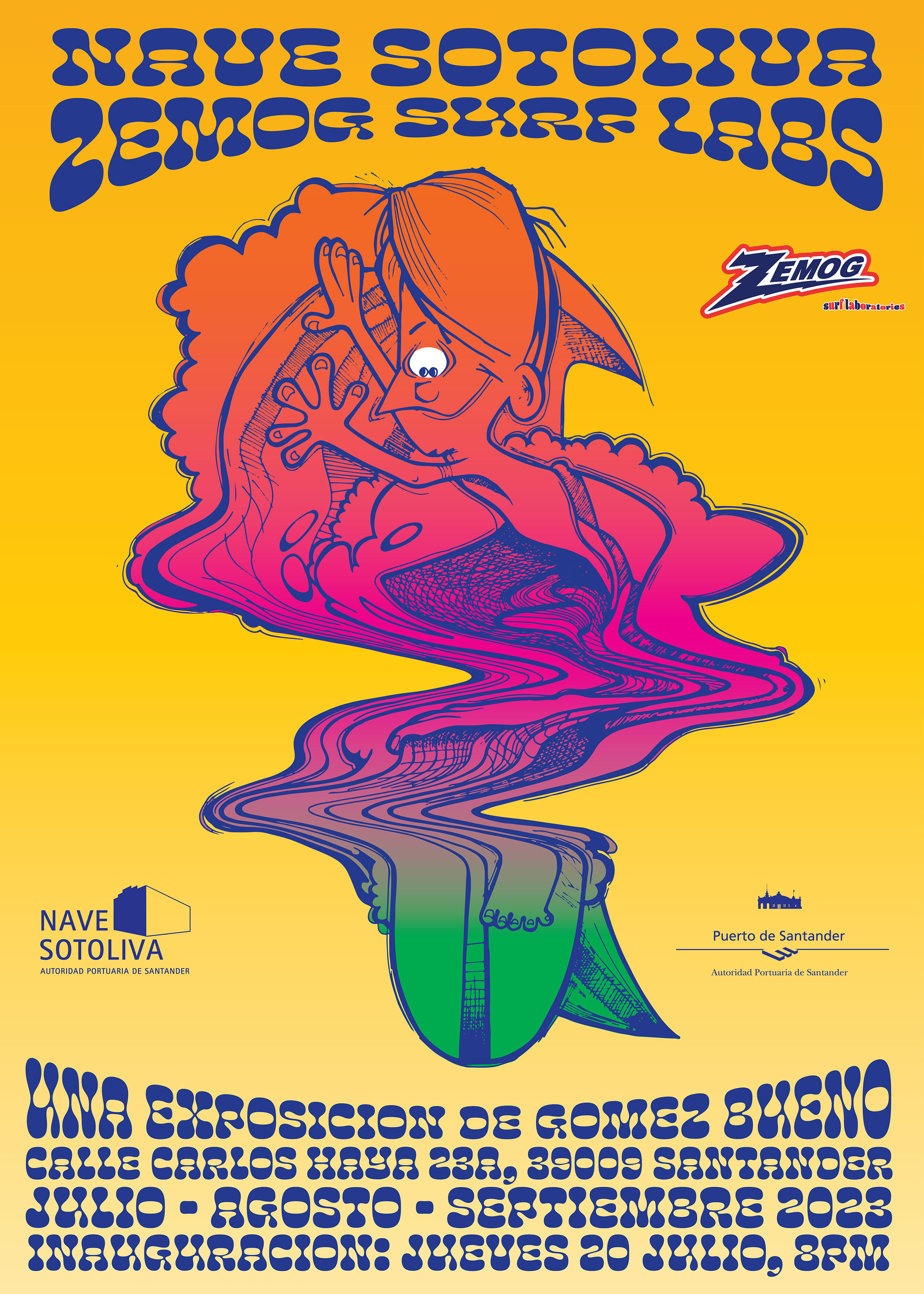 Inauguración de la exposición "Zemog Surf Labs", de Gómez Bueno ...