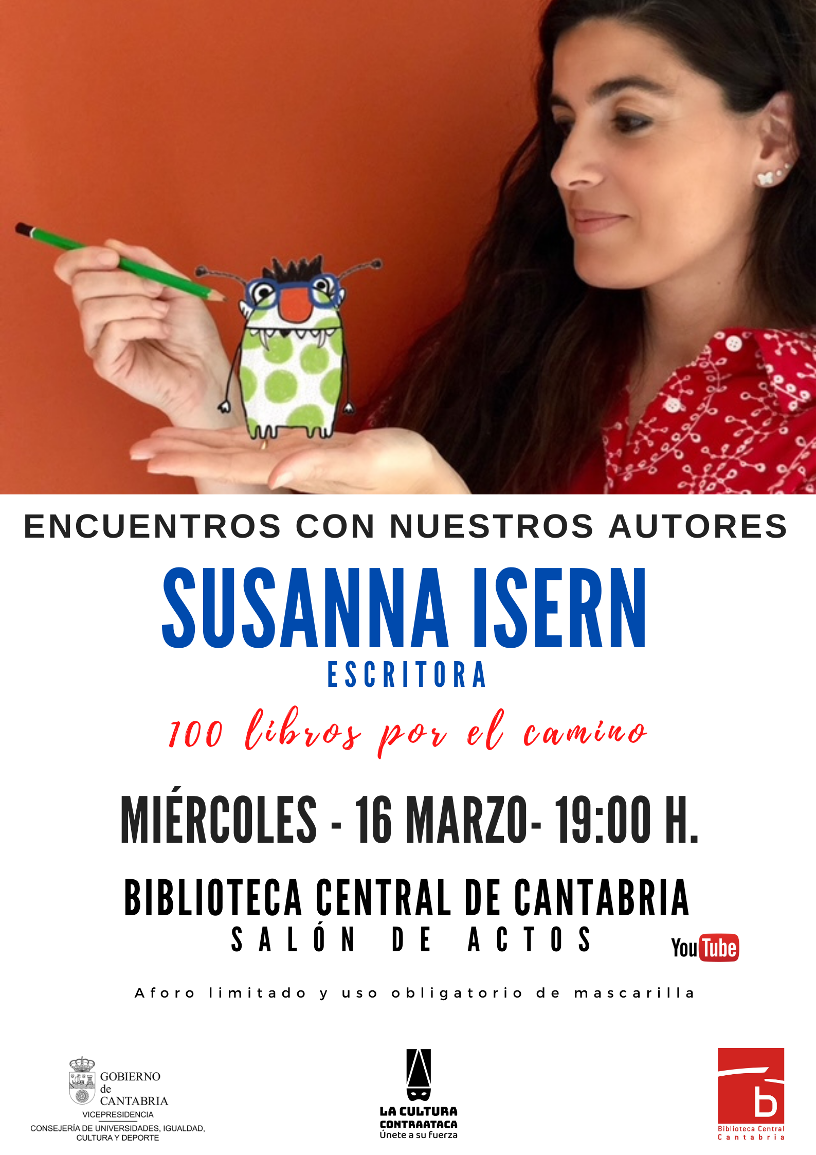 Encuentro con la escritora Susanna Isern - Santander Creativa