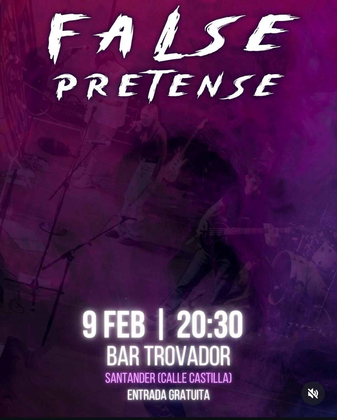 Concierto de False Pretense - Santander Creativa